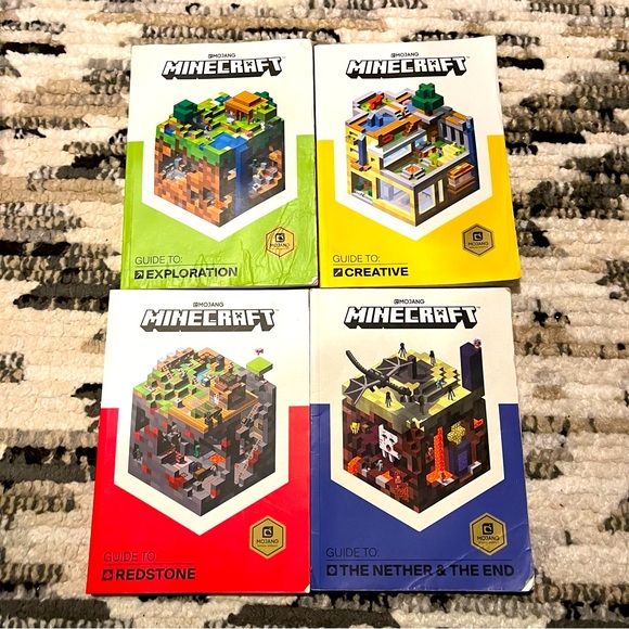 Other | Minecraft Guide Collection Book Set Of 4 | Poshmark